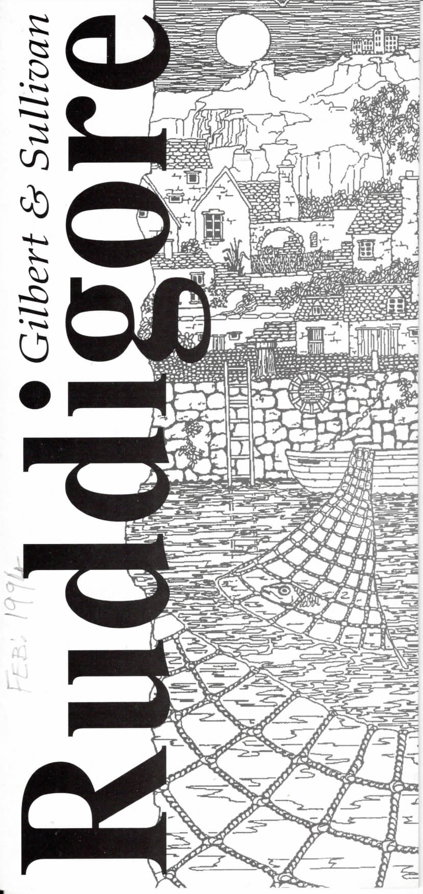 1994 - Ruddigore - Programme - The Burton Musical Theatre Company